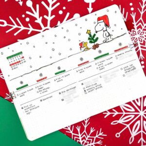 34 Stunning Christmas December Bullet Journal Ideas - The Planner Addict