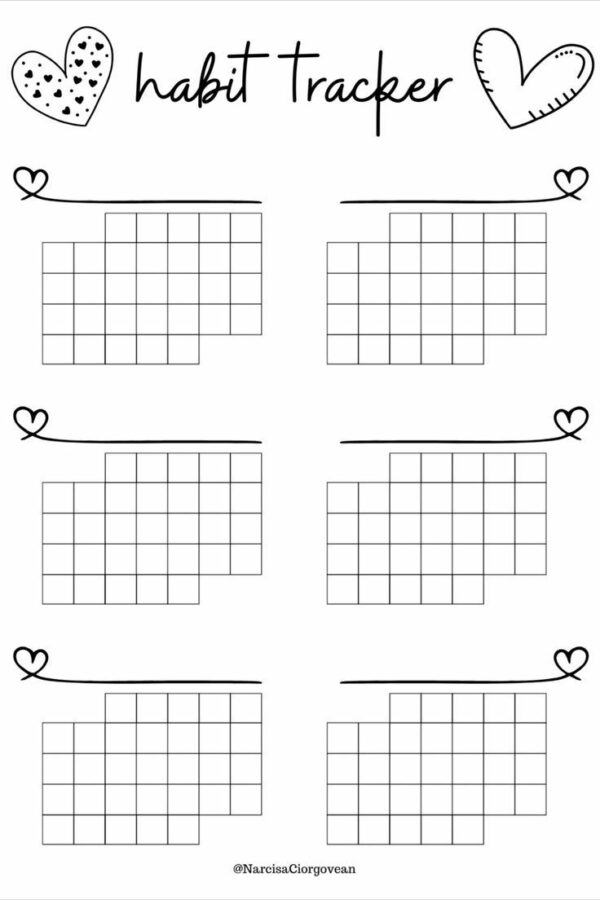 25 Habit Tracker Printables: Get Organized and Stay on Track for FREE ...