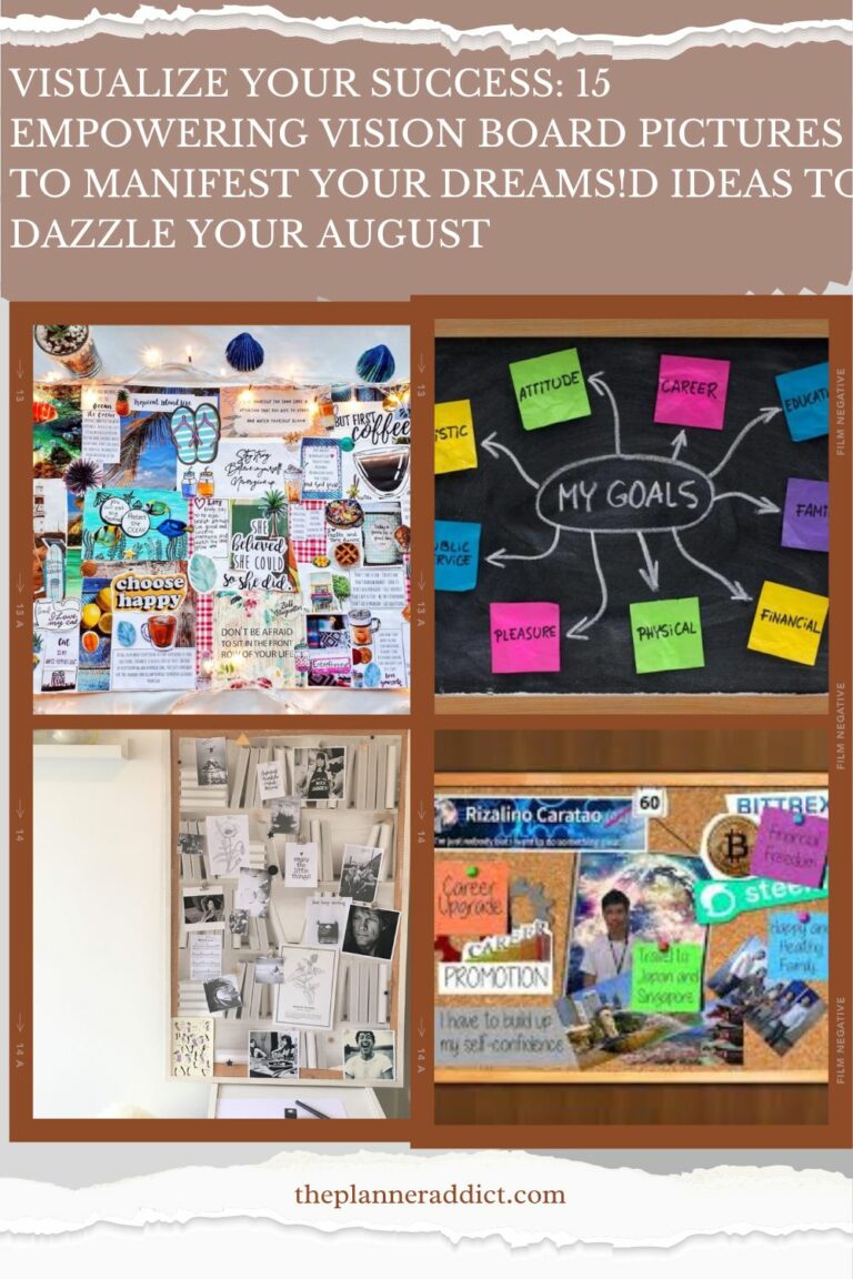 Visualize Your Success: 15 Empowering Vision Board Pictures to Manifest ...