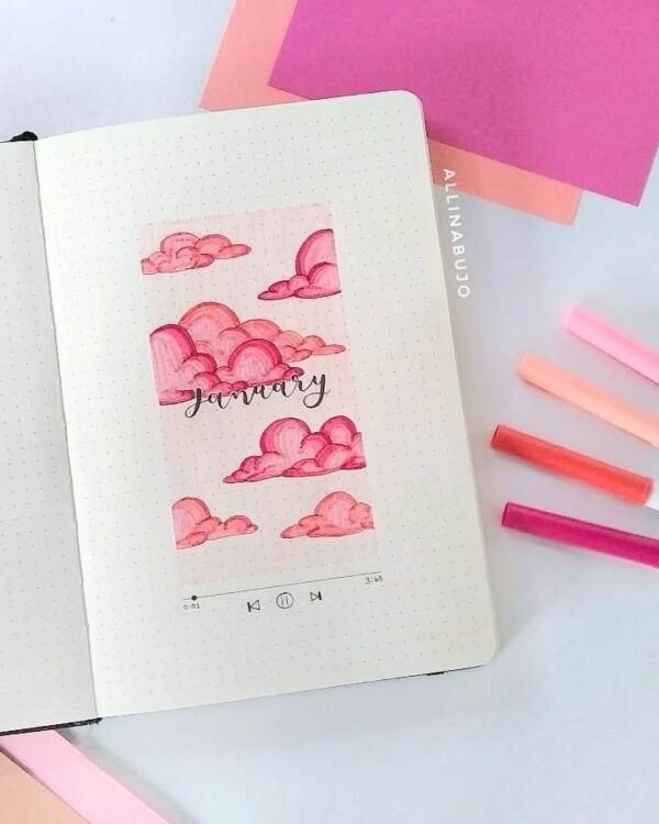 50+ Beautiful Bullet Journal Monthly Covers for 2024 - The Planner Addict